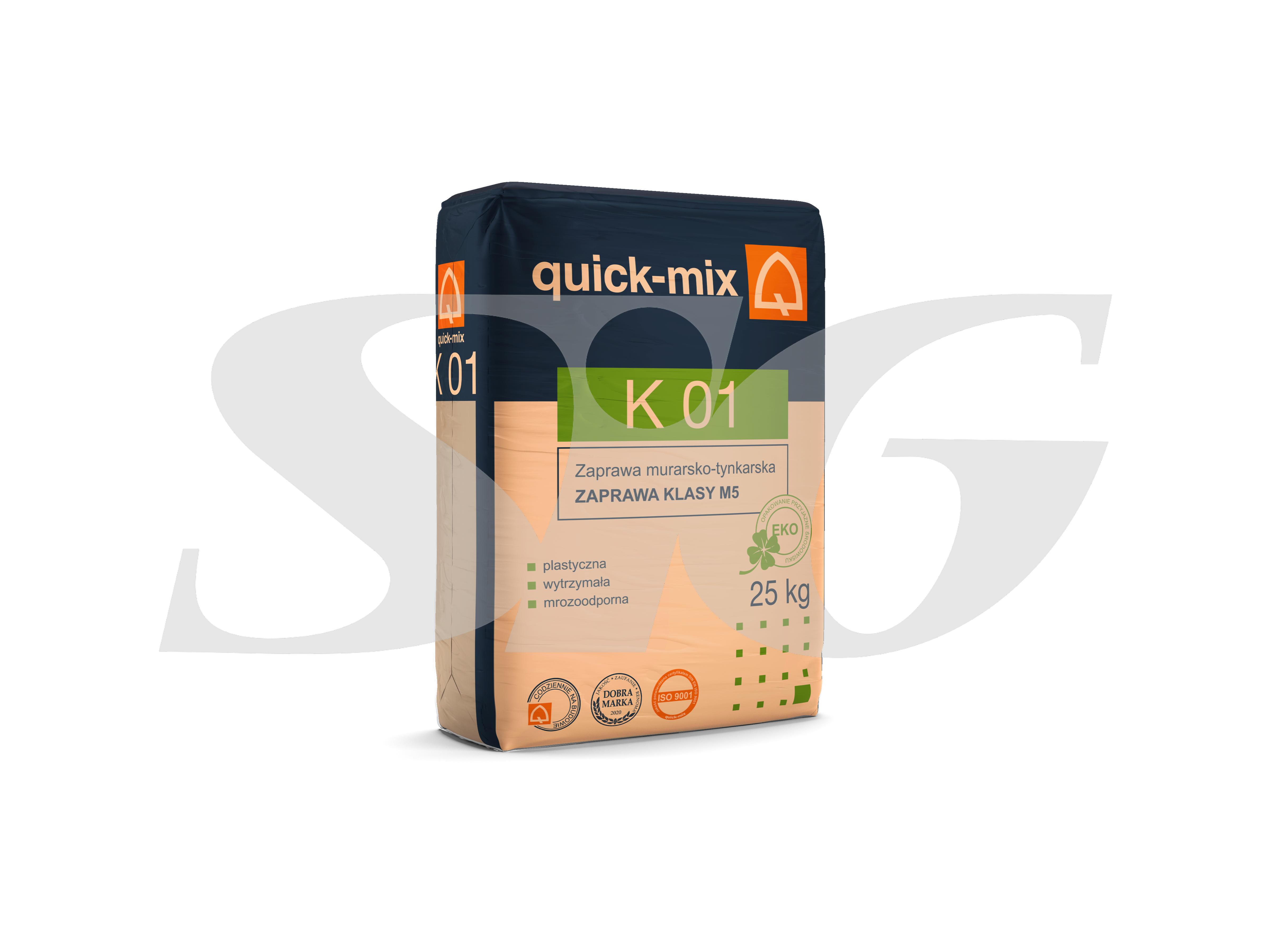 Zaprawa murarska i tynkarska QUICK-MIX K01 25 kg 898952